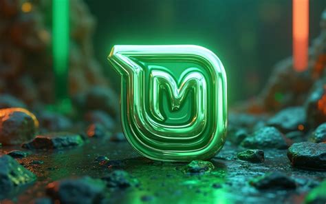 다운로드 리눅스 민트 금속 로고 4k 돌 Os 브랜드 녹색 배경 리눅스 작품 Linux Mint 3d 로고 브랜드 로고 Os 로고 리눅스 민트 로고