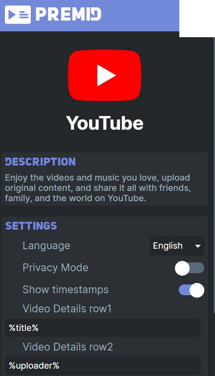 Youtube · Issue 7621 · Premidpresences · Github