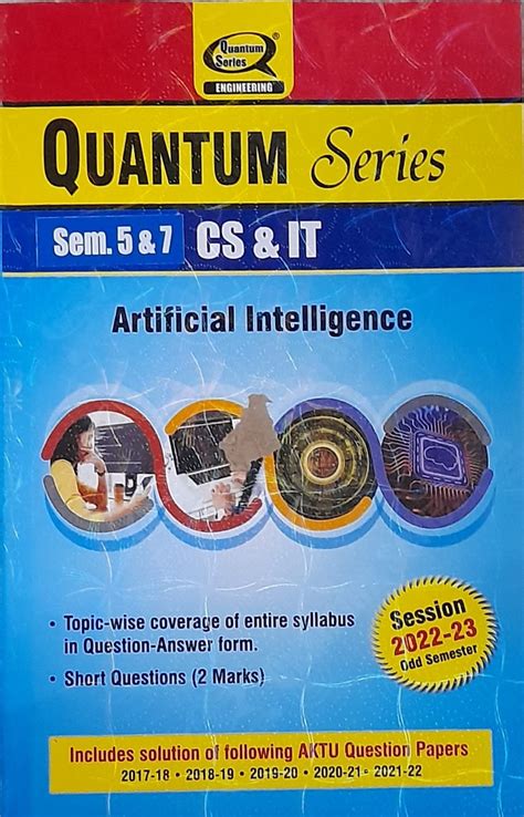 Quantum Series Artificail Intelligence Aktu Btech 2022 2023 Wishallbook Online Bookstore