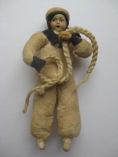 Ватная елочная игрушка Матрос артель Изокульт Ленинград конец 1930 х начало 1940 х гг