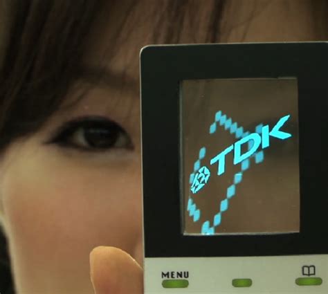 Video TDK S Amazing See Through OLED Display Up And Close TechCrunch