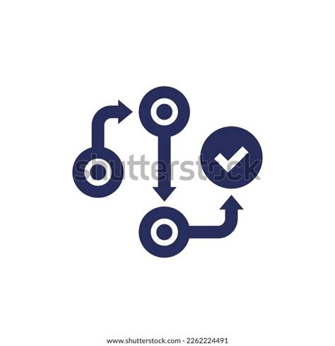 Icône Méthodologie Image Vectorielle De Processus Image Vectorielle De Stock Libre De Droits