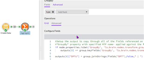 Create A Temporary List Or Set In Transform Node Data360 Analyze