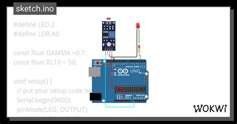 Sensor Ldr Cahaya Wokwi Esp32 Stm32 Arduino Simulator