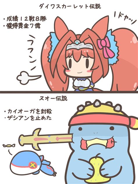 Daiwa Scarlet Kyogre And Quagsire Pokemon And 1 More Drawn By Muji