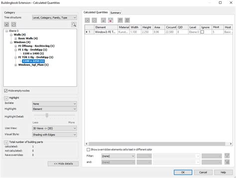 Incorrect Area And Circumference Calculation For Windows Cut By Voids