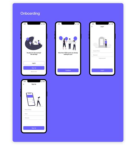 Lazy Event App On Behance