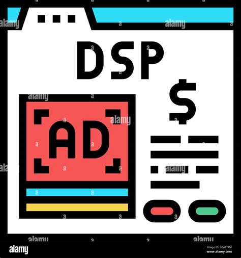 Digital Signal Processor Color Icon Vector Illustration Stock Vector