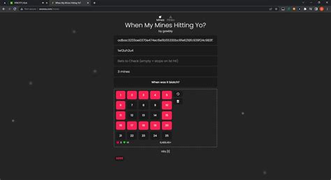 Now You Can Check When Your Mines Pattern Was Going To Hit Rstake