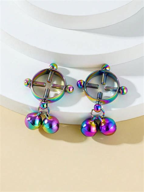 Cross Border Bell Nipple Clip Nipple Ring No Hole Piercing Vibration Bell Nipple Ring Shein Uk