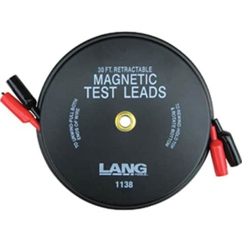 Lang 30 Ft Magnetic Retractable Test Leads Lng 1138 Zoro