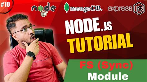 Nodejs Tutorial In Hindi 10 Fs Module With Sync Crud Operations