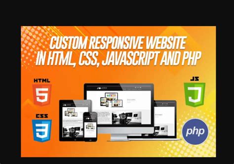 Develop Responsive Front End Website With Html And Css Bootstrap By