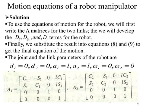 Robotics Ch 4 Robot Dynamics Pptx
