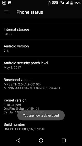 How To Enable Developer Options On OnePlus