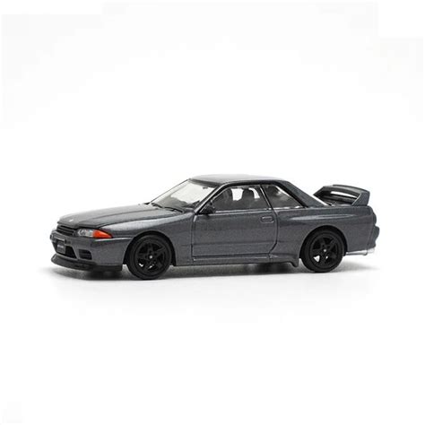 Pop Race Nissan Skyline Gtr R32 Gun Grey Metallic Pr64101 Aesnkrs