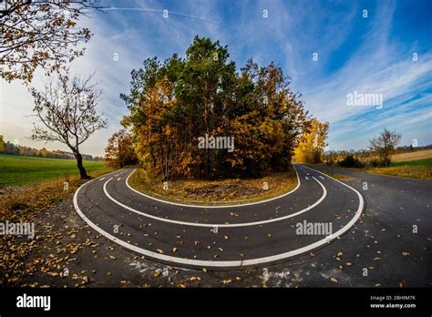 Curve In Path Hi Res Stock Photography And Images Alamy