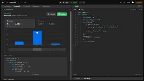 Resolved Reverse Integer Problem On Leetcode Vijay Ram K Posted On