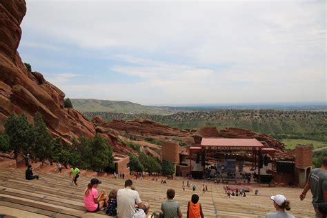 Red Rocks Amphitheatre Morrison Colorado Usa