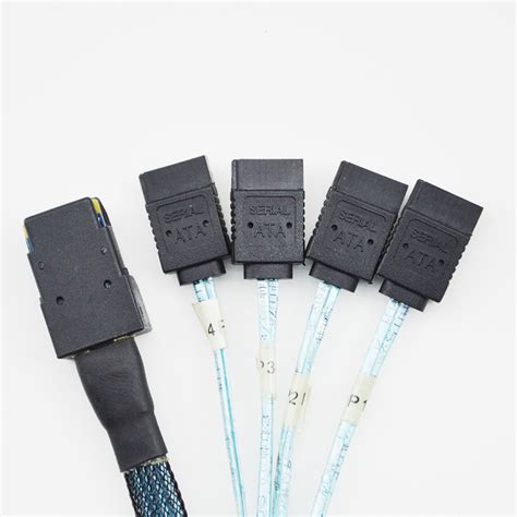 China Discount Price Usb3 1 Type C Female Mini Sas 36pin Male To 4 Sata Cable Mini Sas 36pin