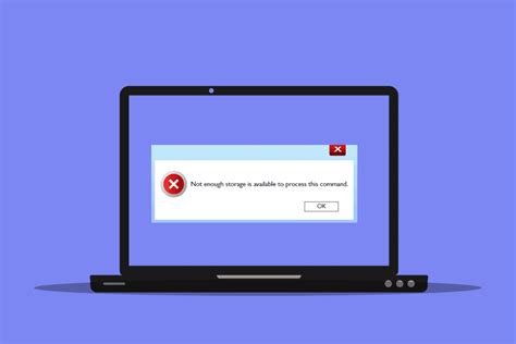 fix not enough storage is available to process this command techcult