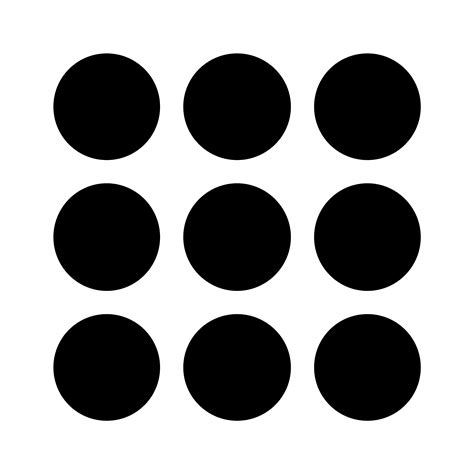 Grid Circle Solid Icon By Friconix Fi Xnsuxl Grid Circle Solid Normal