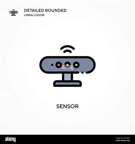 Sensor Vector Icon Modern Vector Illustration Concepts Easy To Edit