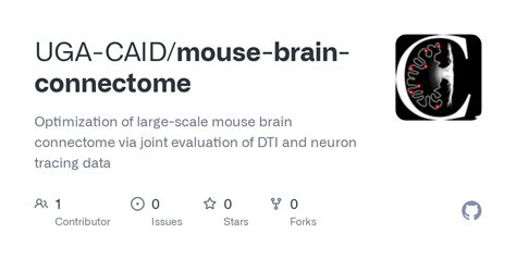 Github Uga Caidmouse Brain Connectome Optimization Of Large Scale