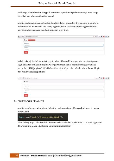 Belajar Laravel Untuk Pemula Pdf