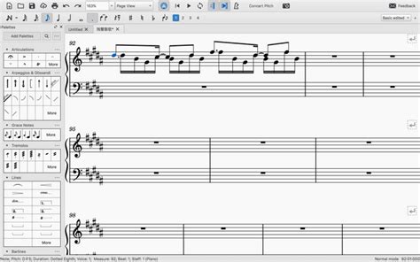 some problems about merging notes together from two different voices