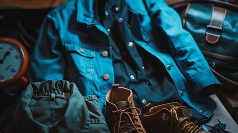 Premium Photo Mens Casual Outfits With Accessories Generative Ai