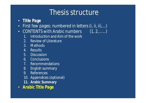 appendices in thesis