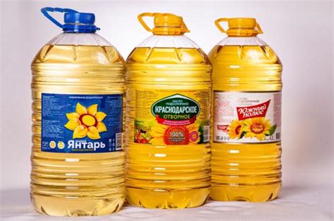 Подсолнечное масло в бутылках 5 литров от производителя ООО «Южный ...