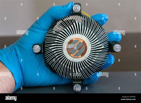 cpu heat sink detail of a heat sink now common in all processors and