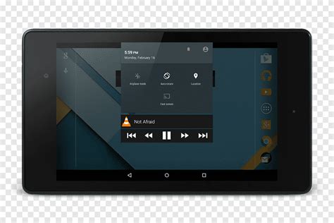 태블릿 컴퓨터 Vlc 미디어 플레이어 안드로이드 전자 제품 가제트 Png Pngegg