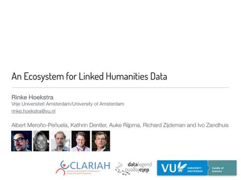 An Ecosystem For Linked Humanities Data Pdf