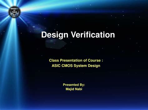 PPT Design Verification PowerPoint Presentation Free Download ID