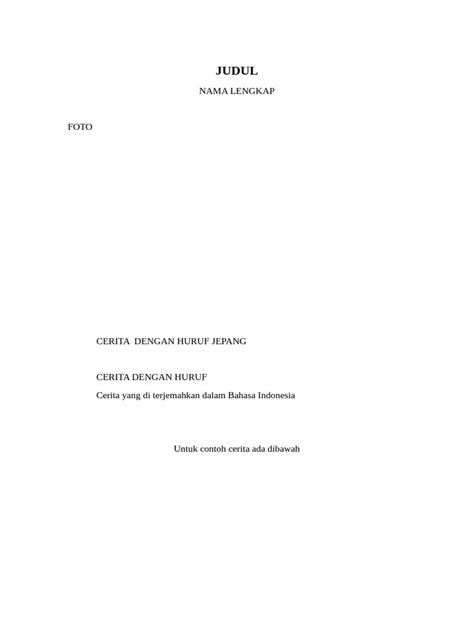 Contoh Sakubun Ichi Pdf