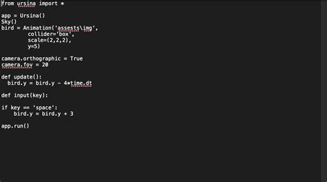 fehler bei ursina game engine computer spiele und gaming