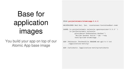 Nulecule Packaging Distributing Deploying Container Applications The Cloud Way Ghent Belgium