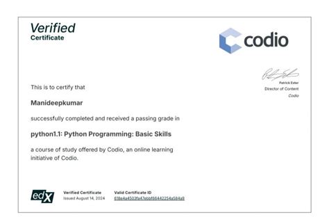Pythonprogramming Linkedin Edx Python Uppu Lova Manideep Kumar
