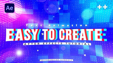 Super Cool Text Animation After Effects Tutorial YouTube