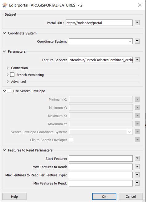 How Do I Parameterise The Layer Name Of A Arcgis Portal Feature Service