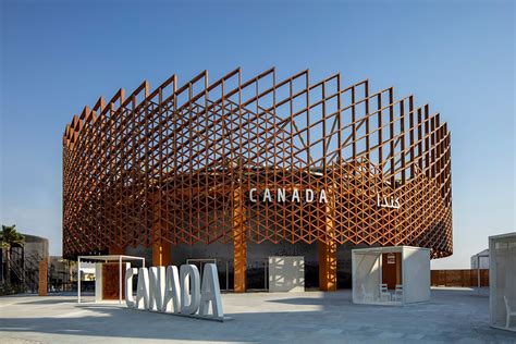 Canadian Pavilion Features Wooden Lattice Façade Inspired By Middle