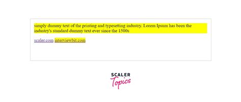 Css Selectors Scaler Topics