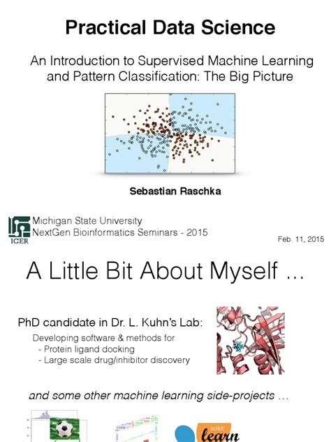 an introduction to supervised machine learning and pattern