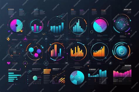 Premium Photo Business Data Visualization Process Chart Abstract
