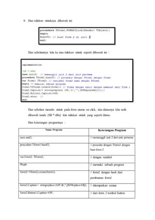 Form Dengan FormMDI Delphi 7 PDF