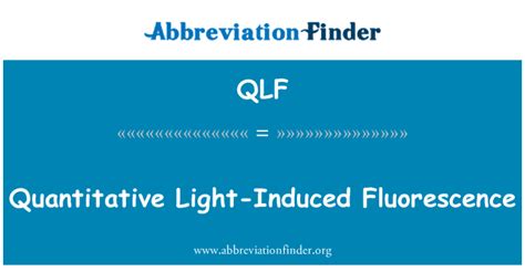 Qlf Significa Quantitativa Fluorescência Induzida Por Luz Quantitative Light Induced Fluorescence