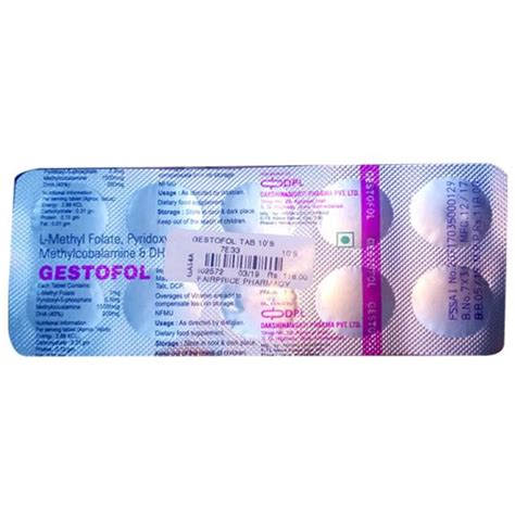 Buy Gestofol Tablet Online Classic Derma Classic Derma Us